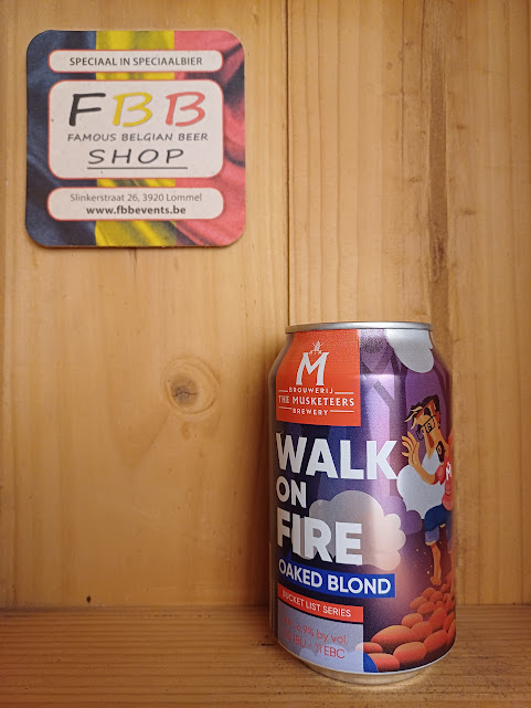 Walk on fire - Famous Belgian Beer